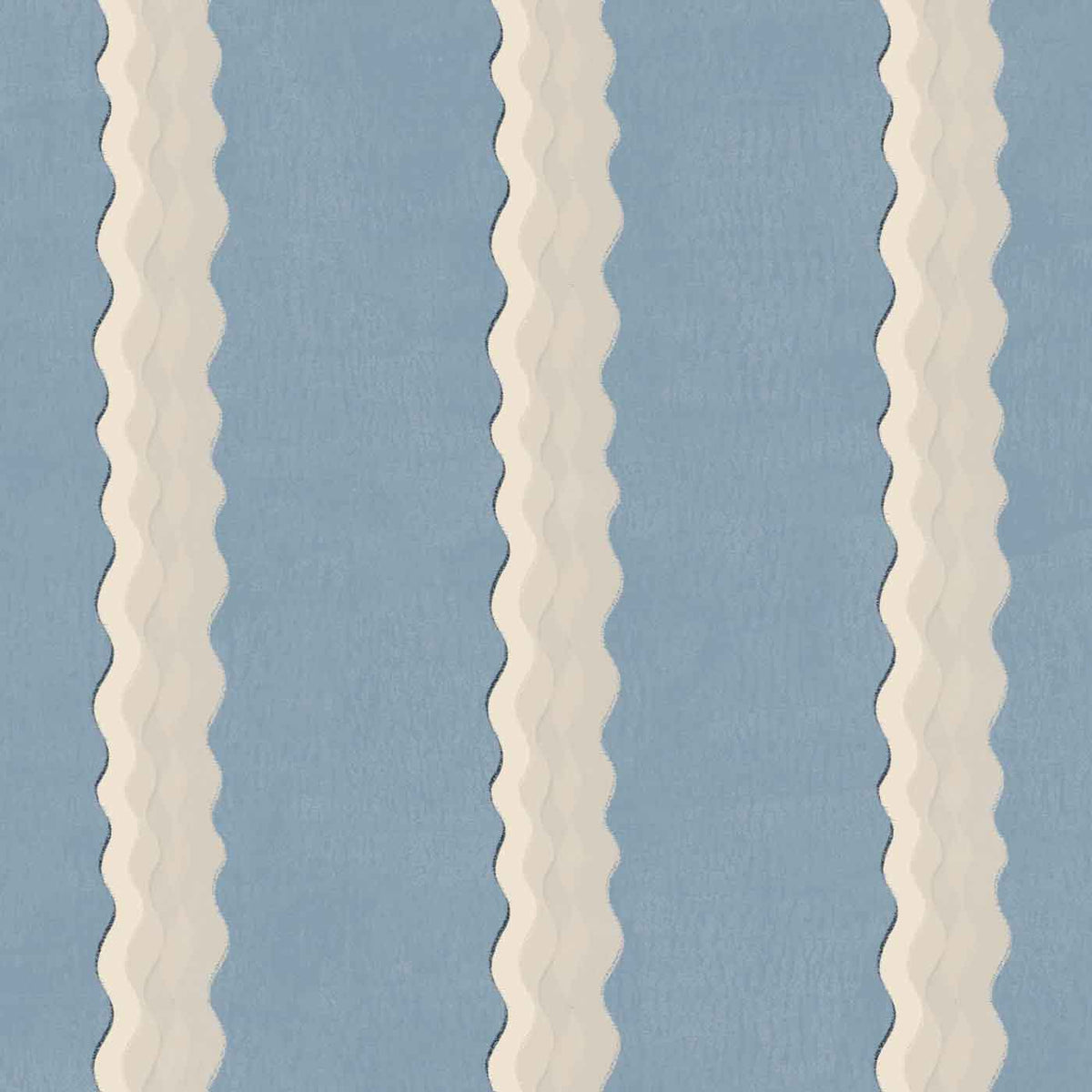 Double Scroll Stripe - Sky - Wallpaper (10m Roll) – Parker & Jules